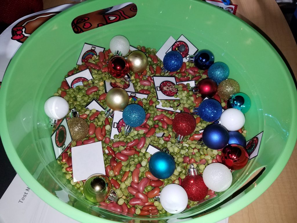 Sensory Bin – December Edition – Christmas Literacy Centers