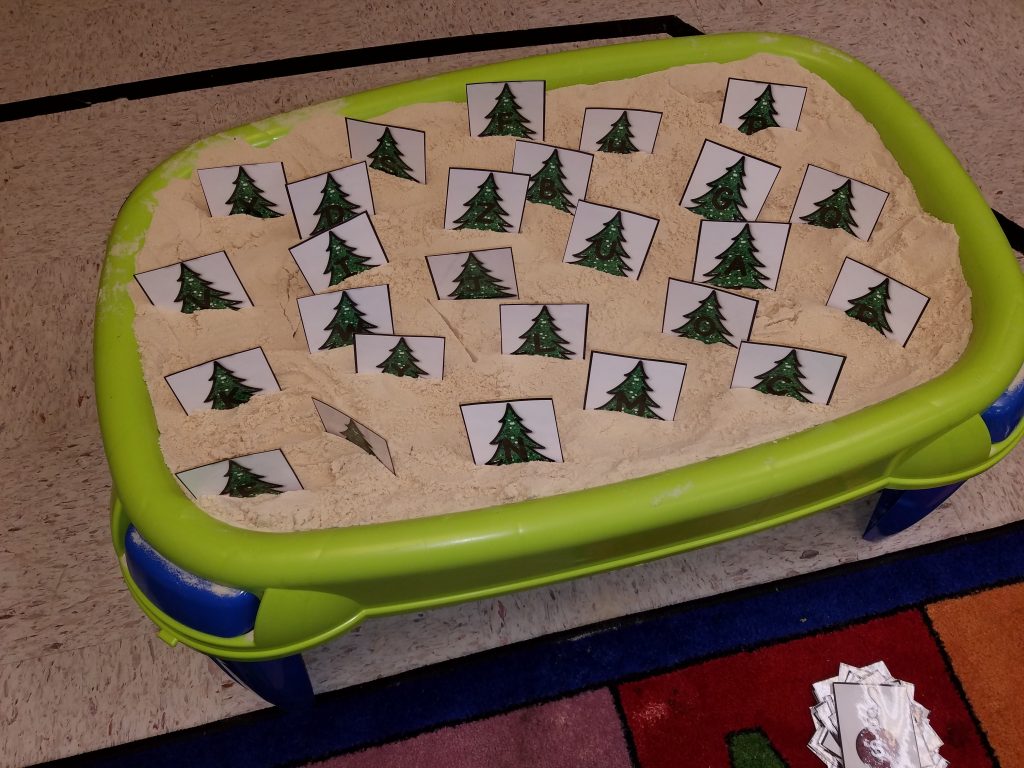 Sensory Bin – December Edition – Christmas Literacy Centers