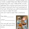 Alphabet Paper bag Parent Letter