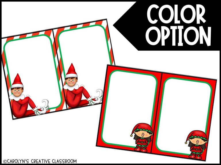 EDITABLE Elf Notes – Classroom Elf Notes