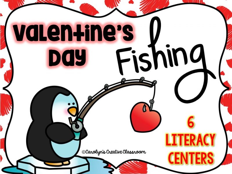 Valentine’s Day Fishing Literacy Center – Carolyn's Creative Classroom