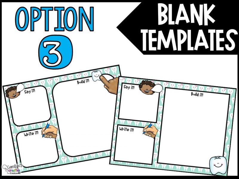 Alphabet Mats – Dental Health Theme – Carolyn's Creative Classroom