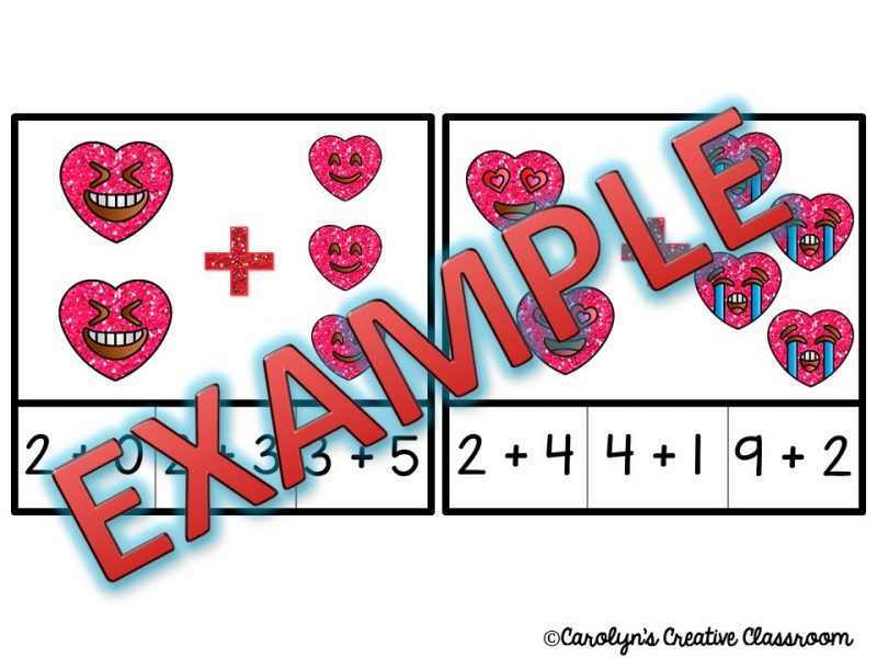 Emoji Valentine’s Day Addition Clip Center