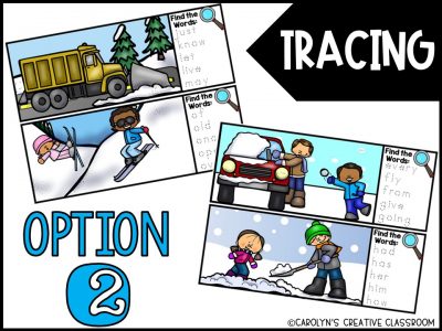 I Spy Dolch Sight Words – January Edition [Winter Theme] – Carolyn's ...