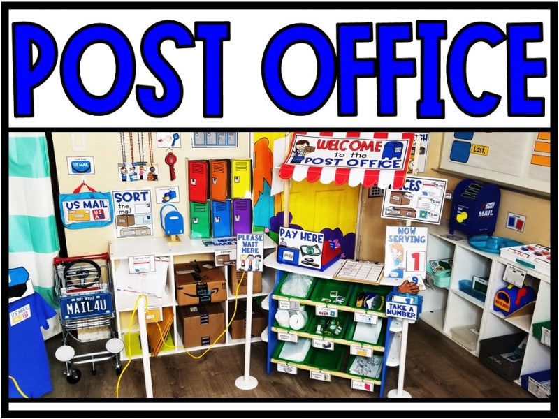 Post Office Dramatic Play