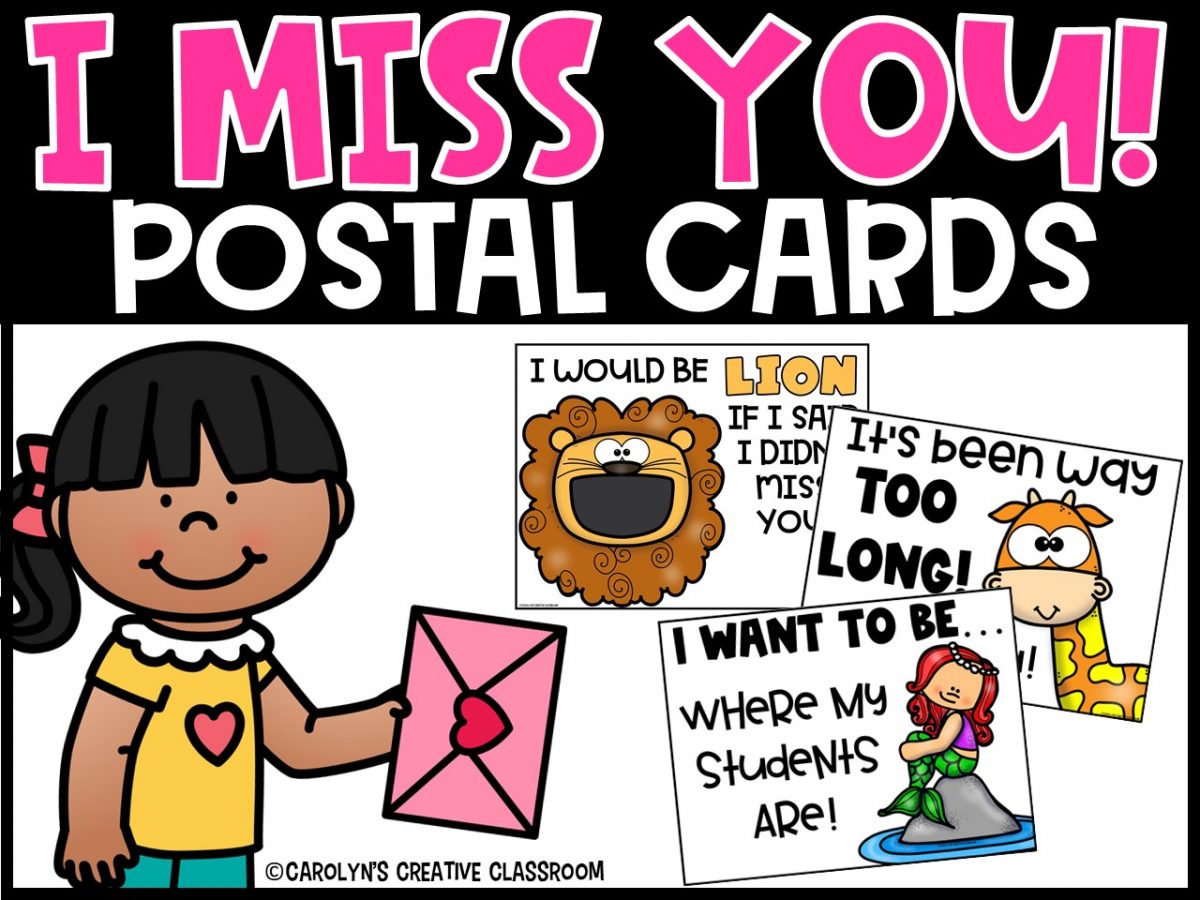 Teacher Postcards: We miss you students!