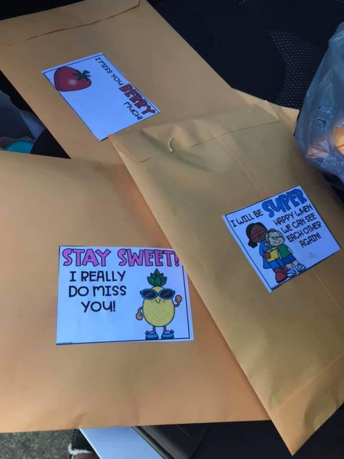 Teacher Postcards: We miss you students!