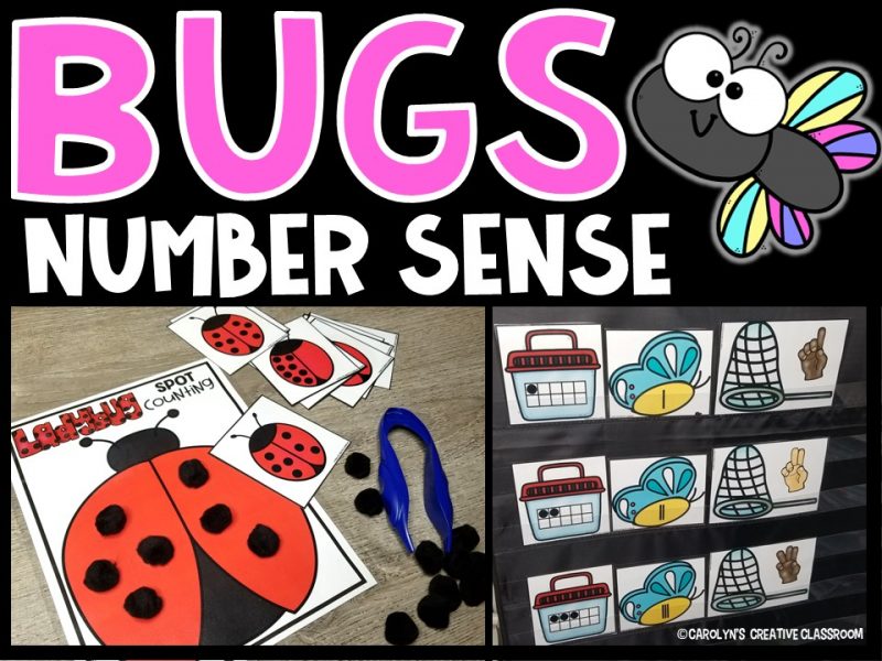 Number Sense and Counting Math Center | Math Bug Center | Ladybug ...