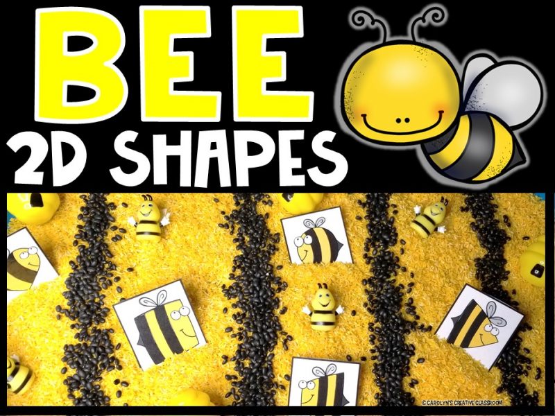 2d Shapes Math Center | Math Bug Center | Bee 2D Shapes
