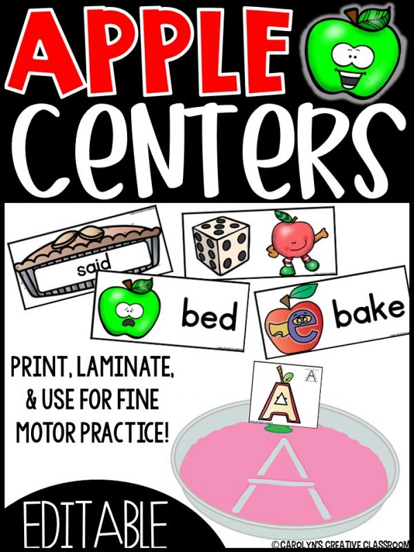Johnny Appleseed & Apples – Carolyn's Creative Classroom