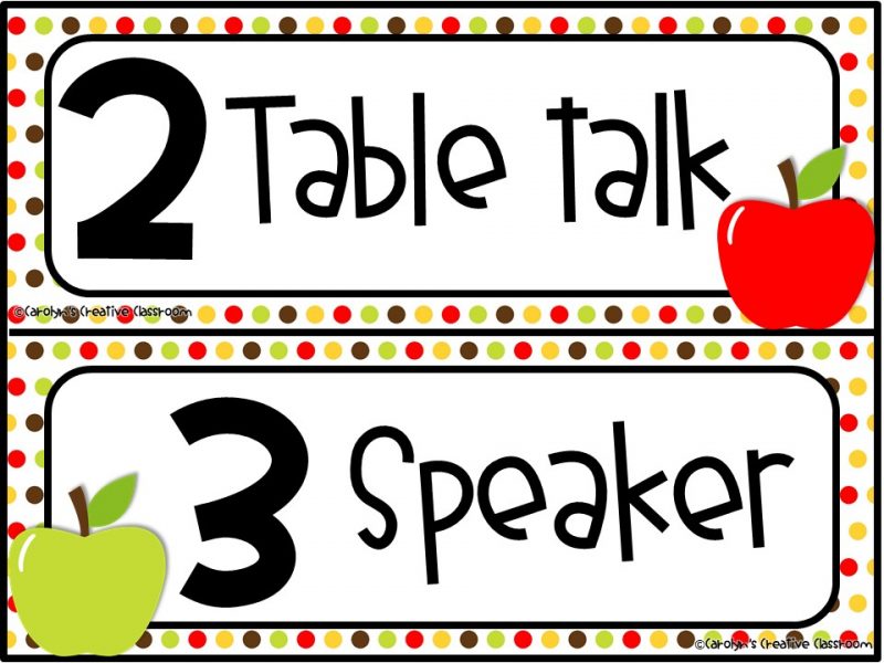 Voice Level Poster and Cards – Apple Theme