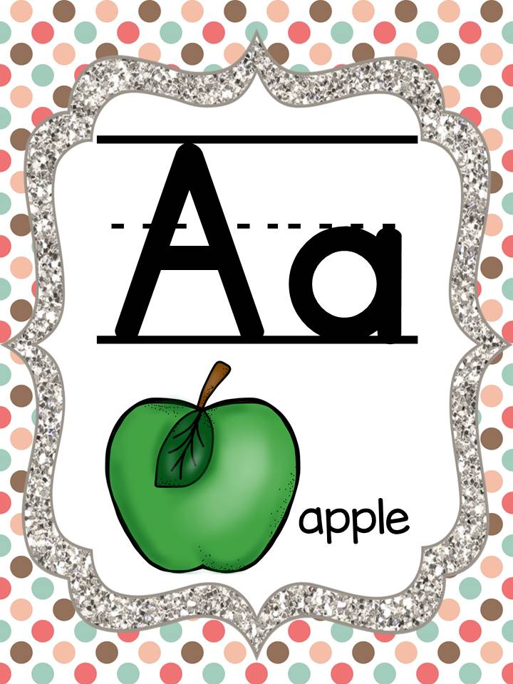 Alphabet Posters – Polka Dot Woodland