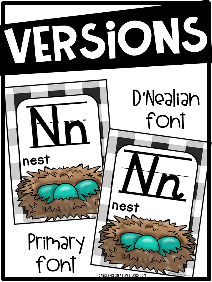 Vintage Farmhouse Alphabet Posters – Farmhouse Classroom Decor (Black ...