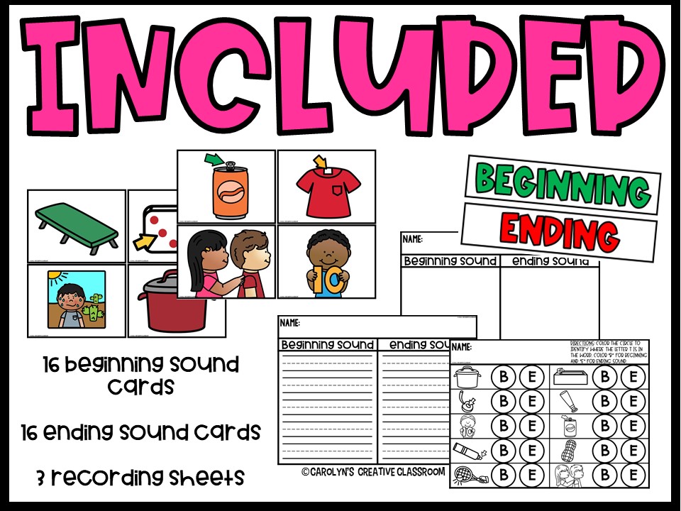 Sound Sort: Beginning and Ending Sounds [Letter T]