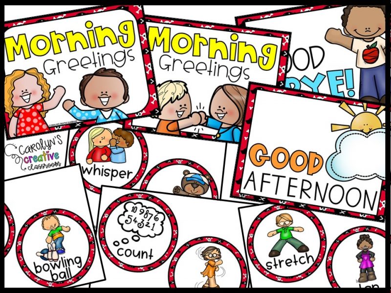 Editable Morning Greetings Choices – Greeting Signs Pirate Theme