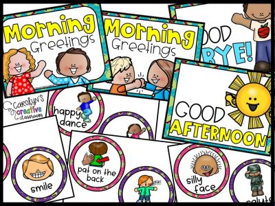 Editable Morning Greetings Choices – Greeting Signs Frogs