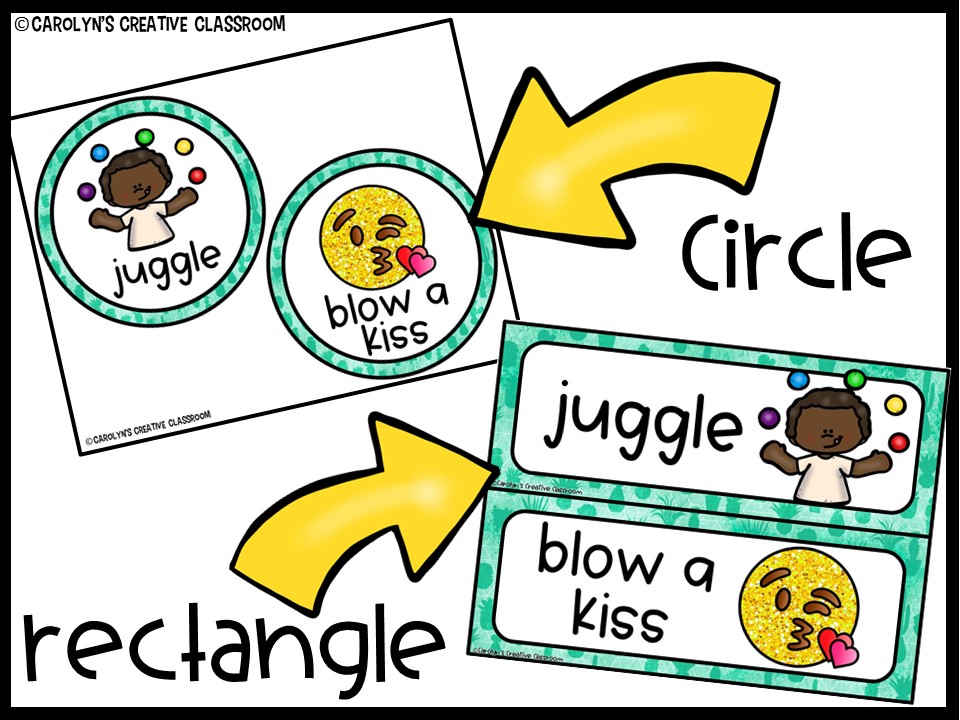 Editable Morning Greetings Choices – Greeting Signs Cactus Theme (Set #1)