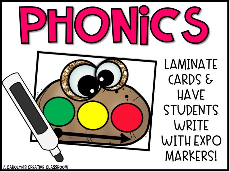 BUNDLED Hot Potato Reading Game Cards (Alphabet, CVC, CVCe, Sounds ...