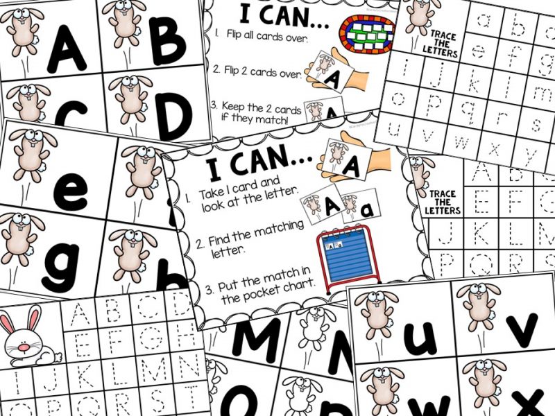 Spring Alphabet Center – Literacy Center