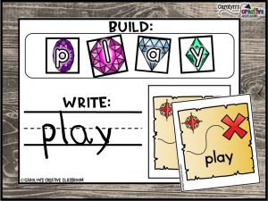 Pirate Literacy Center | Building Dolch Sight Word | Pirate Treasure ...