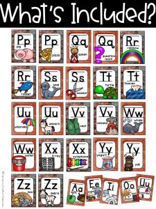 Rustic Farmhouse Alphabet Posters – Rustic Farmhouse Decor