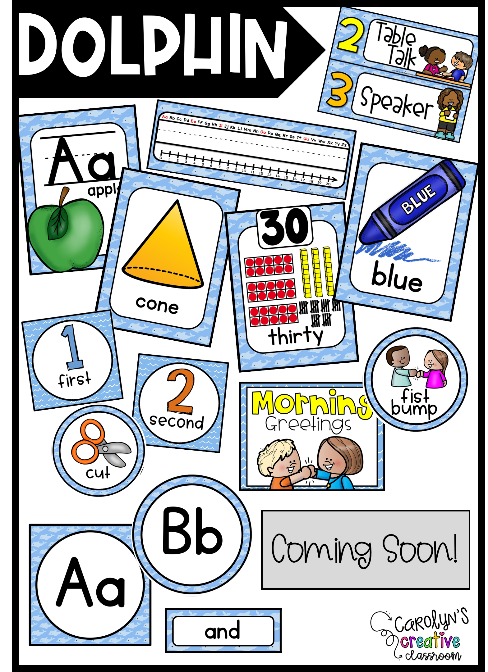 Dolphin Decor – Carolyn's Creative Classroom