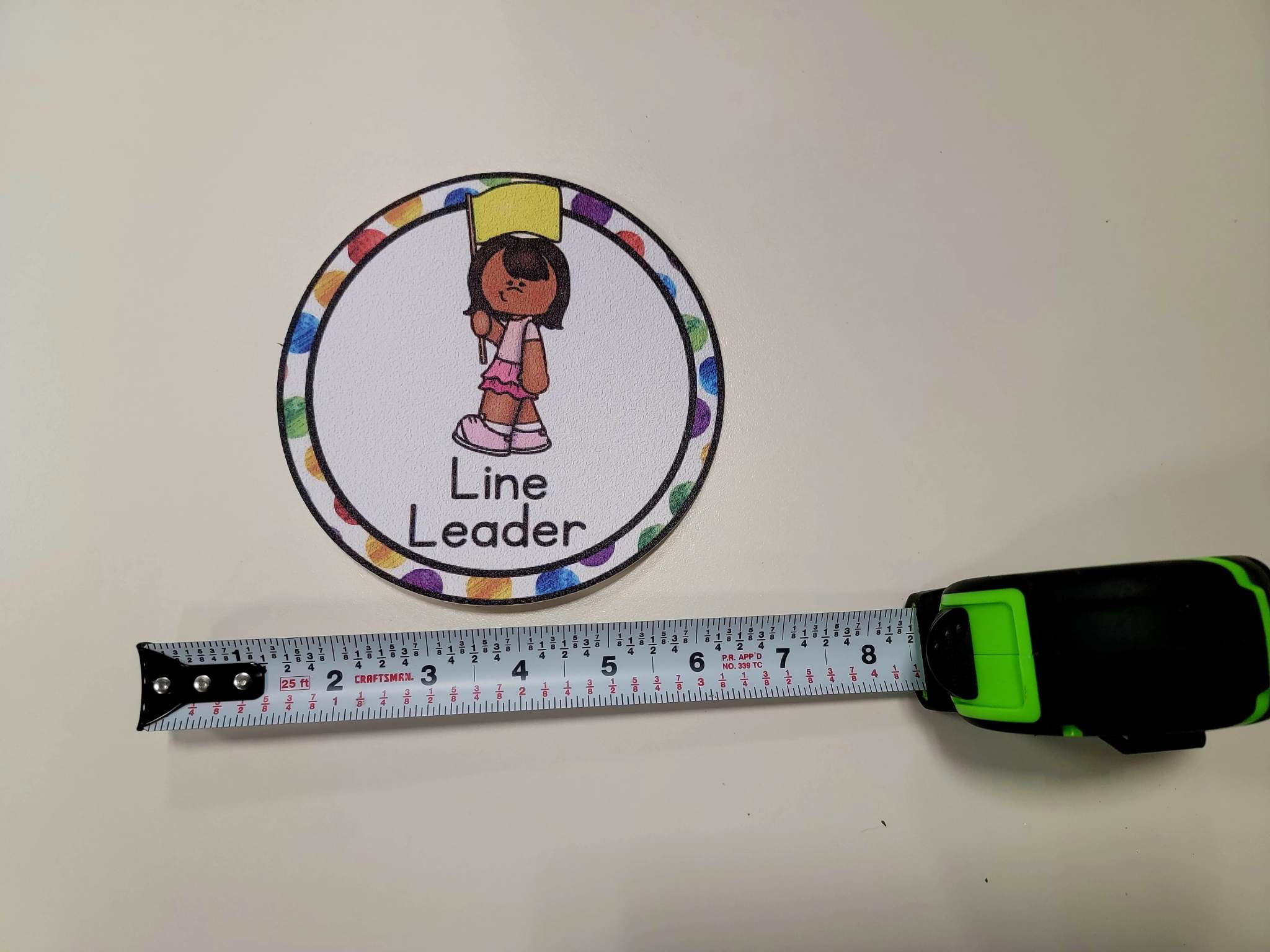 Carolyn’s Line Up Dots [Bright Dots]