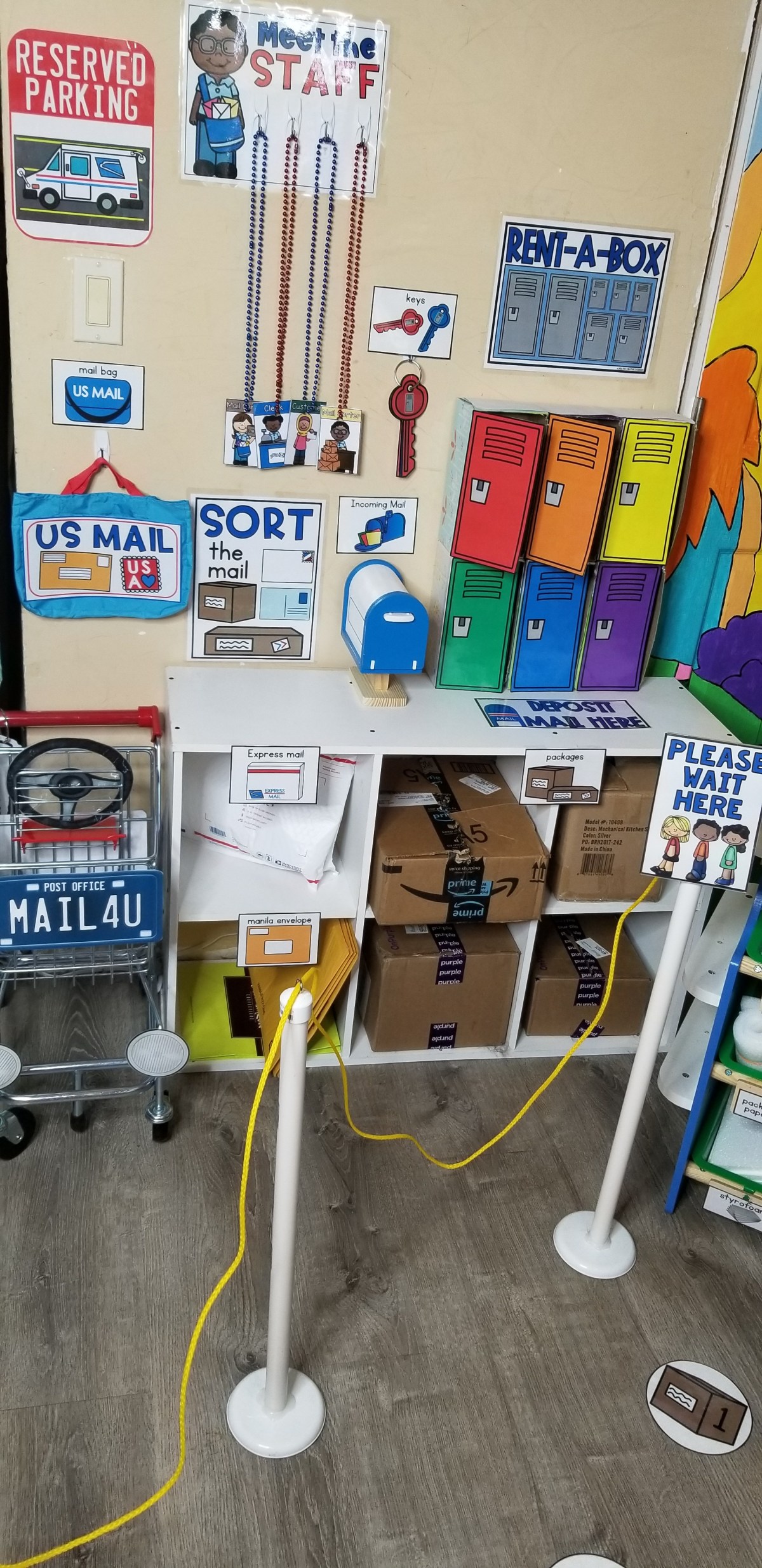 Post Office Dramatic Play