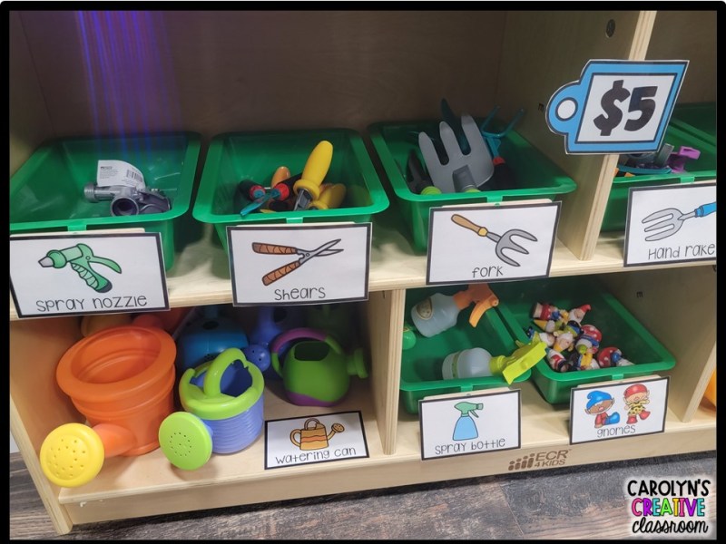 Plant Shop & Plant Nursery Dramatic Play