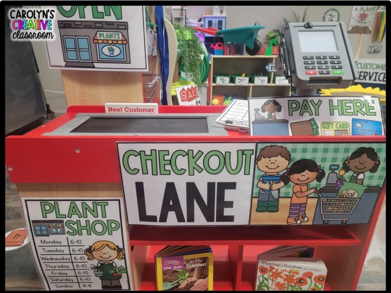 Plant Shop & Plant Nursery Dramatic Play