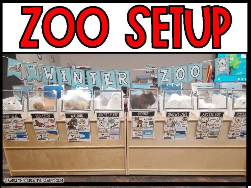 Animal Hospital and Zoo Dramatic Play [Winter Animals]
