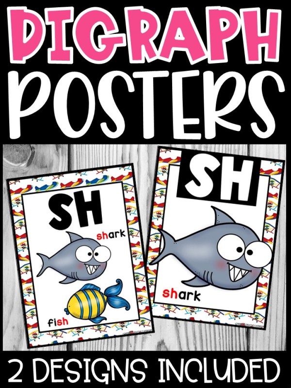 Rainbow 3 Digraph Posters – Sound Wall Digraphs