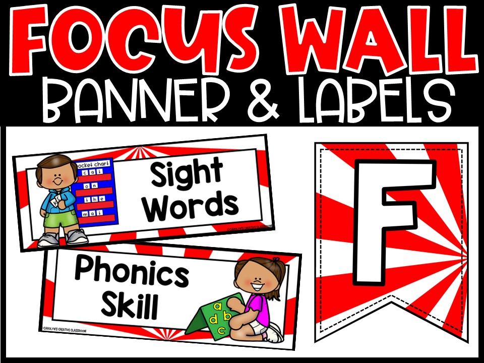 Circus 3 Reading Focus Wall and Banner