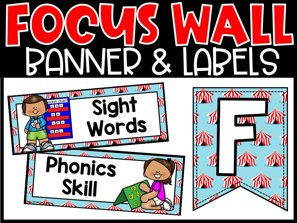 Circus 1 Reading Focus Wall and Banner