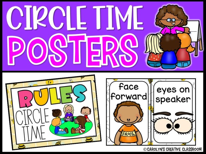 Carpet Rules Posters | Circle Time Rules Posters [Bee set 1]