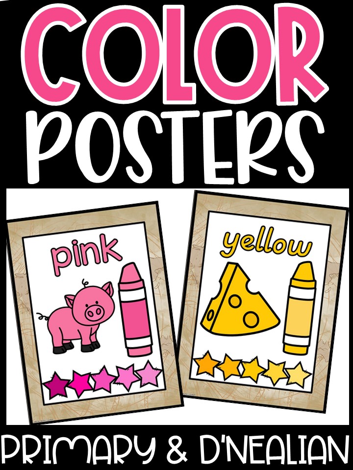 Travel Color Posters | Classroom Decor