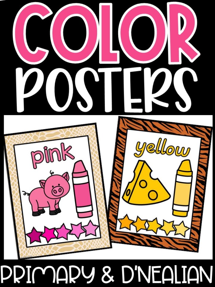 Jungle Color Posters | Classroom Decor