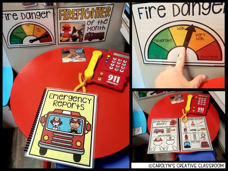 Fire Station and Fire Rescue Mission Dramatic Play: Signs, Labels ...