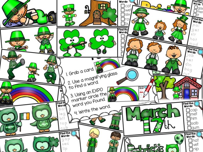 I Spy CVC Words Literacy Center – St. Patrick’s Day Edition