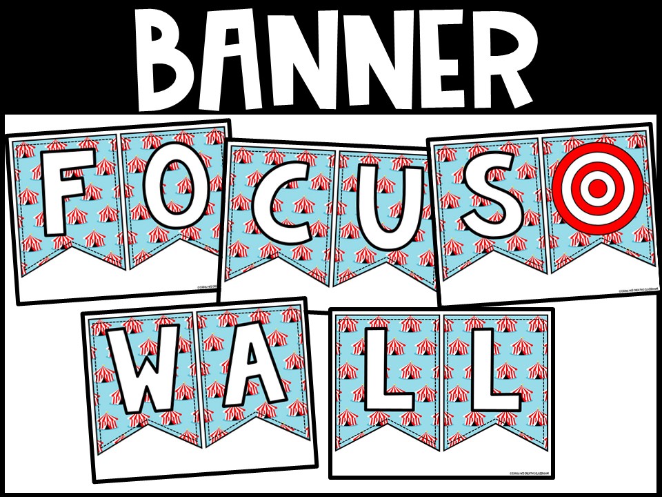 Circus 1 Reading Focus Wall and Banner
