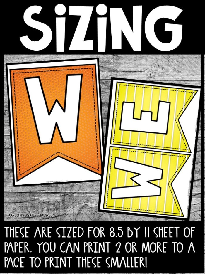 Editable Classroom Banners – Match Your Classroom Theme [Sports]