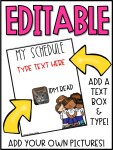 FREEBIE Schedule Poster