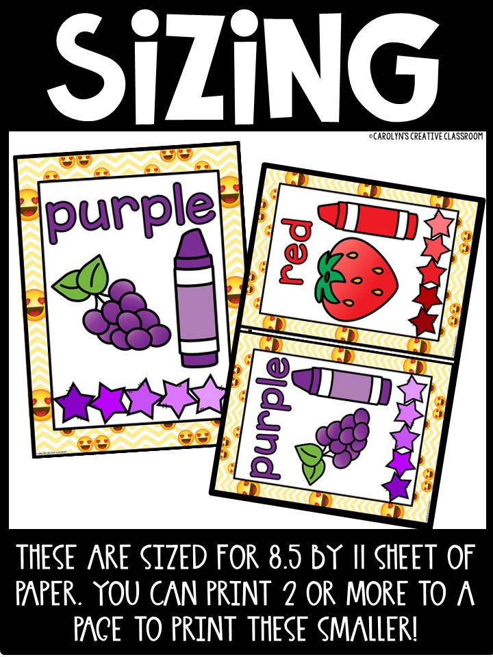 Emoji 1 Color Posters | Classroom Decor