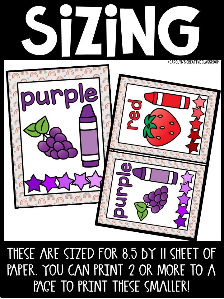 Boho Rainbow 4 Color Posters | Classroom Decor