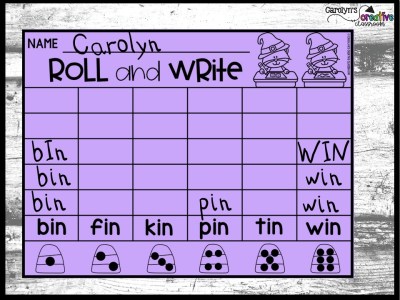 October Roll and Write – EDITABLE PowerPoint