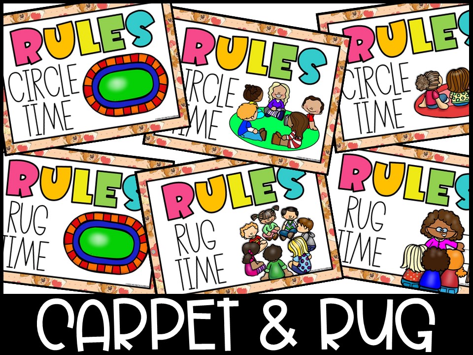 Carpet Rules Posters | Circle Time Rules Posters [Teddy Bear]