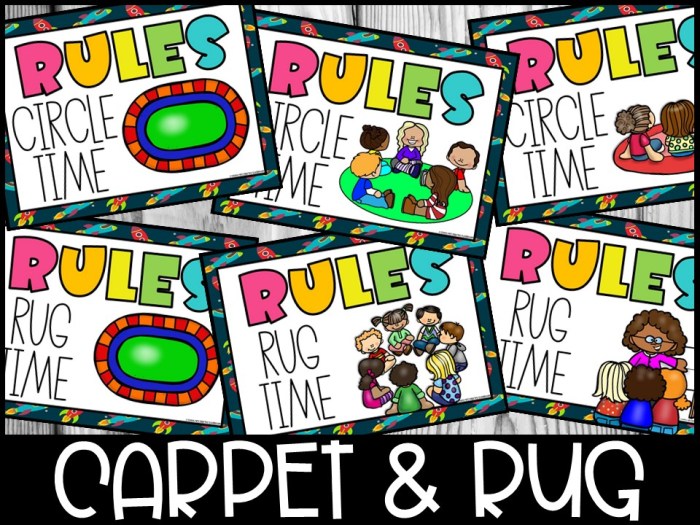 Carpet Rules Posters | Circle Time Rules Posters [Space 3]