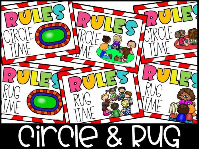 Carpet Rules Posters | Circle Time Rules Posters [Circus 3]