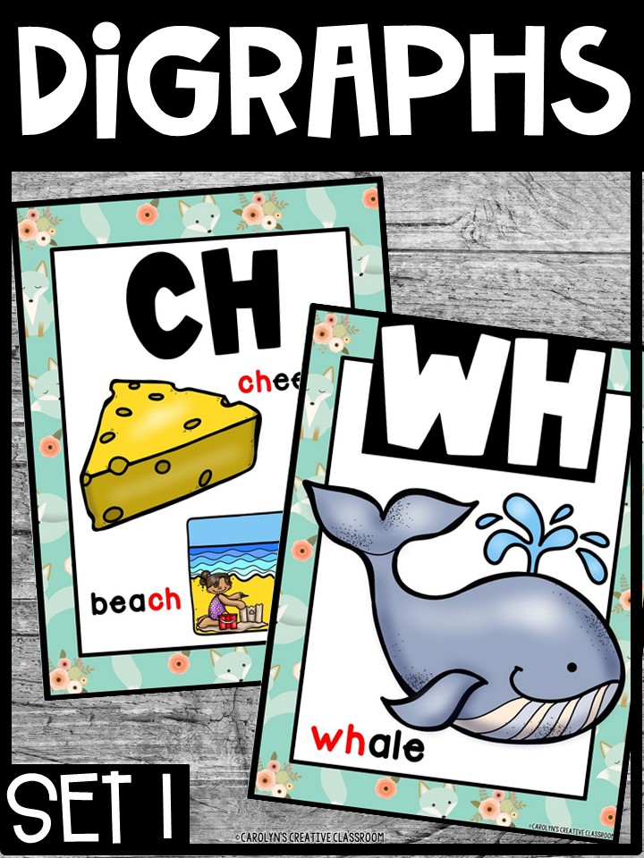 Whimsical Woodland Digraph Posters – Sound Wall Digraphs