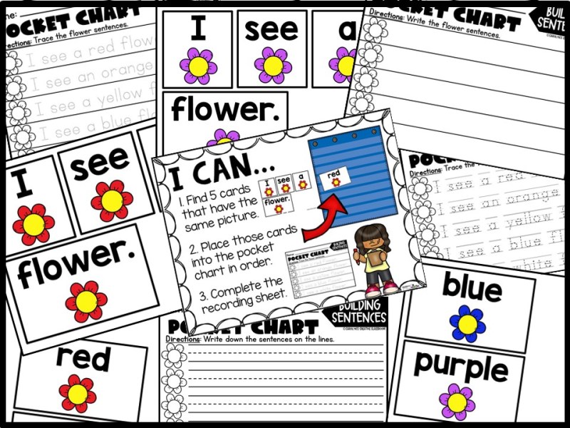 Predictable Sentences – SAMPLE FREEBIE